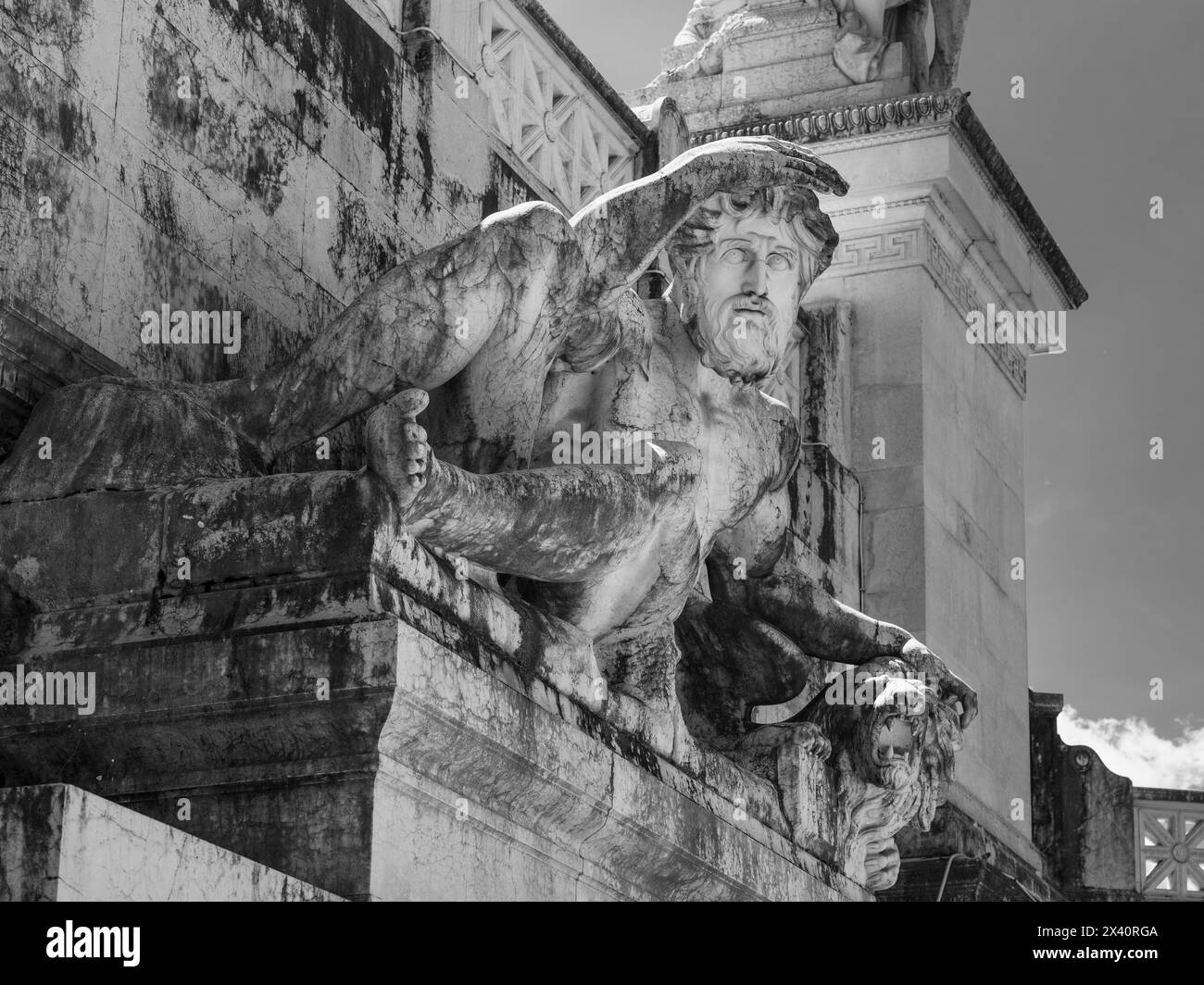 Sculpture at Victor Emmanuel II National Monument and Tomb of the ...