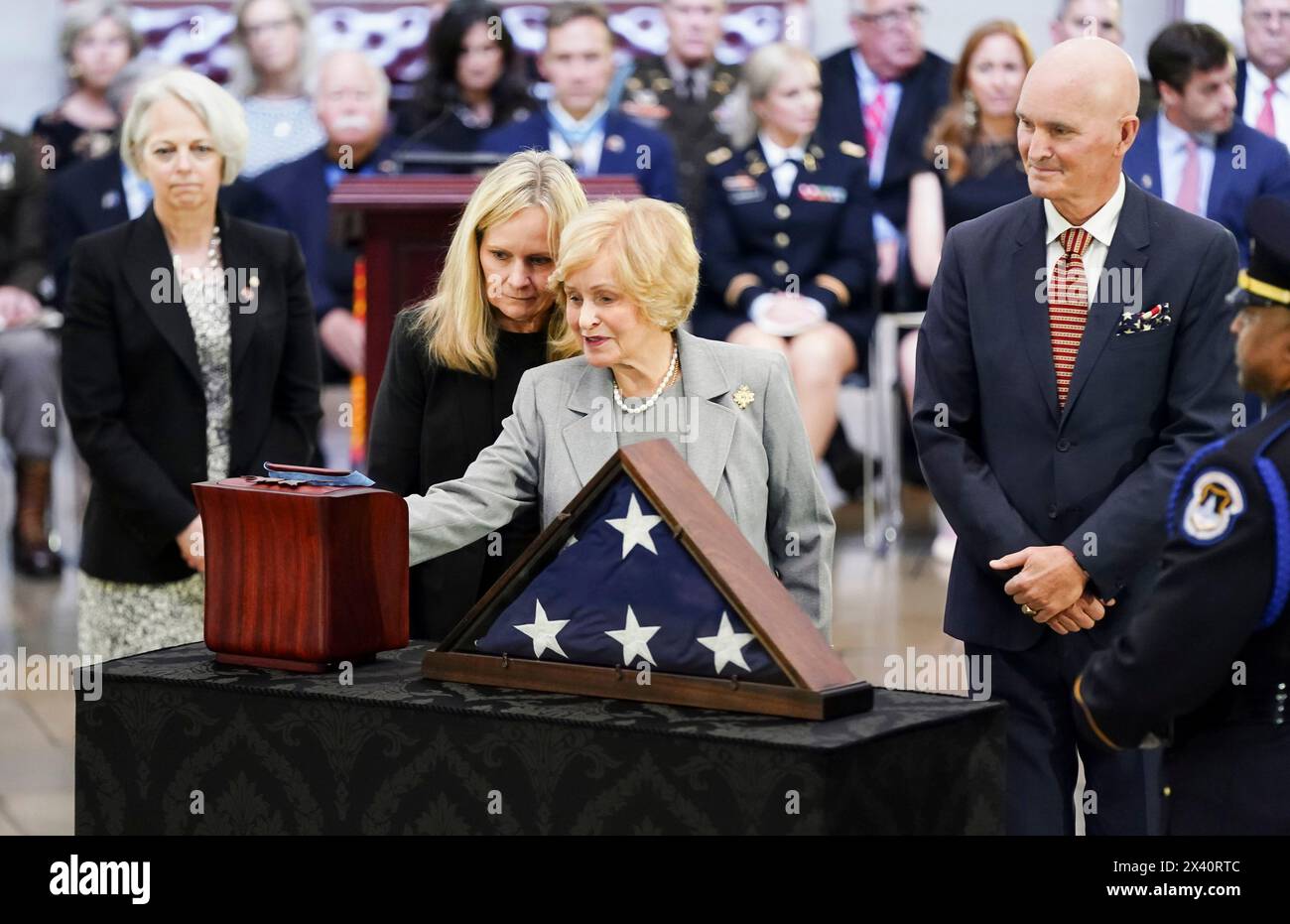 Washington, United States. 29th Apr, 2024. Family members Martha ...