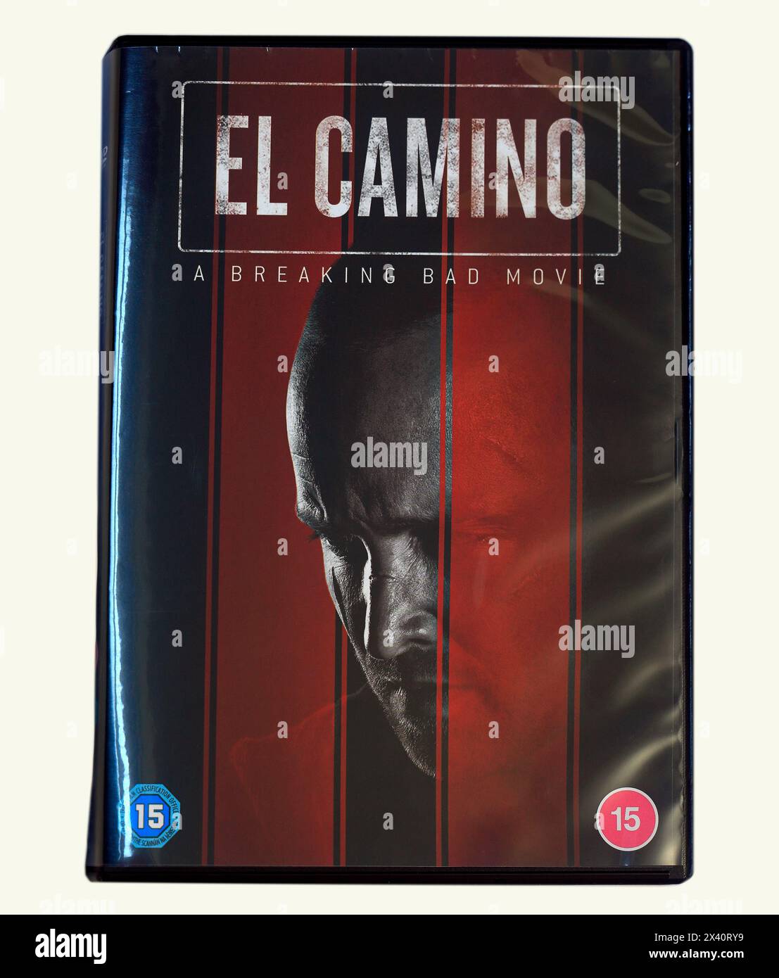 El Camino DVD cover, Breaking Bad spinoff movie. Studio set up. April 2024 Stock Photo - Alamy