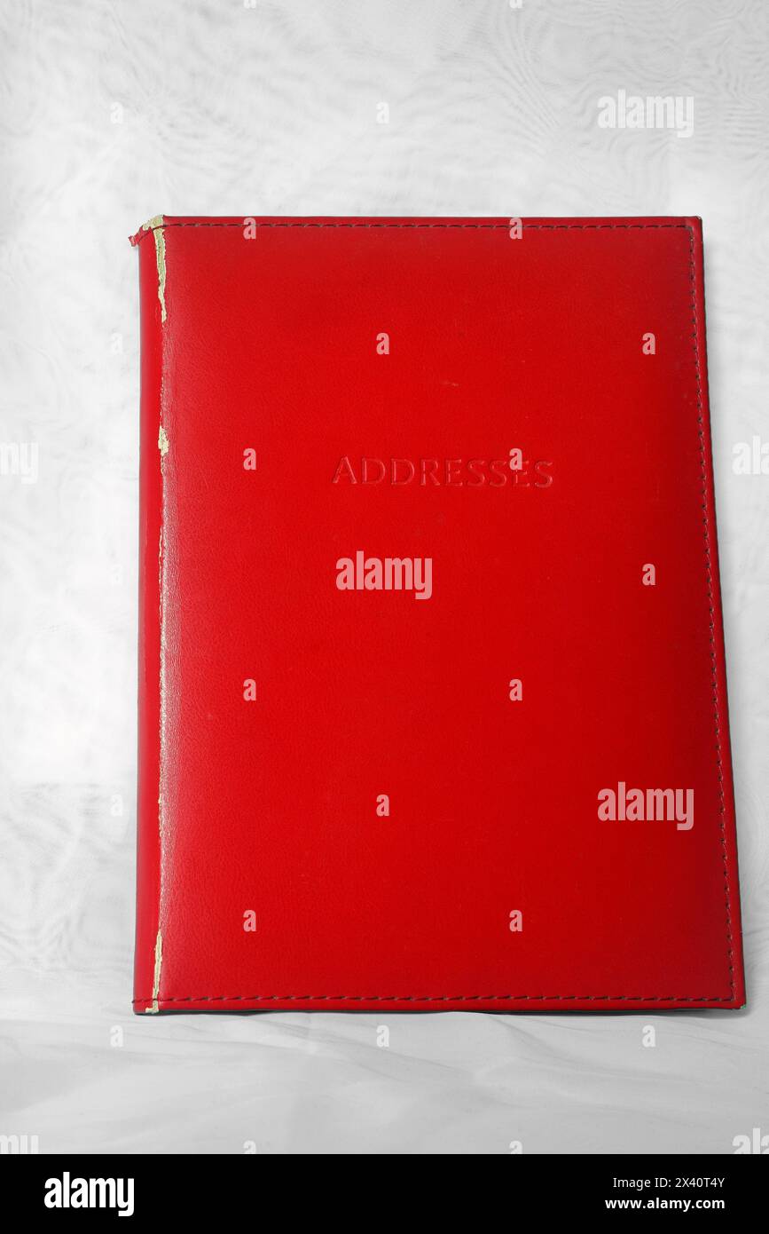 Old address book hi-res stock photography and images - Alamy