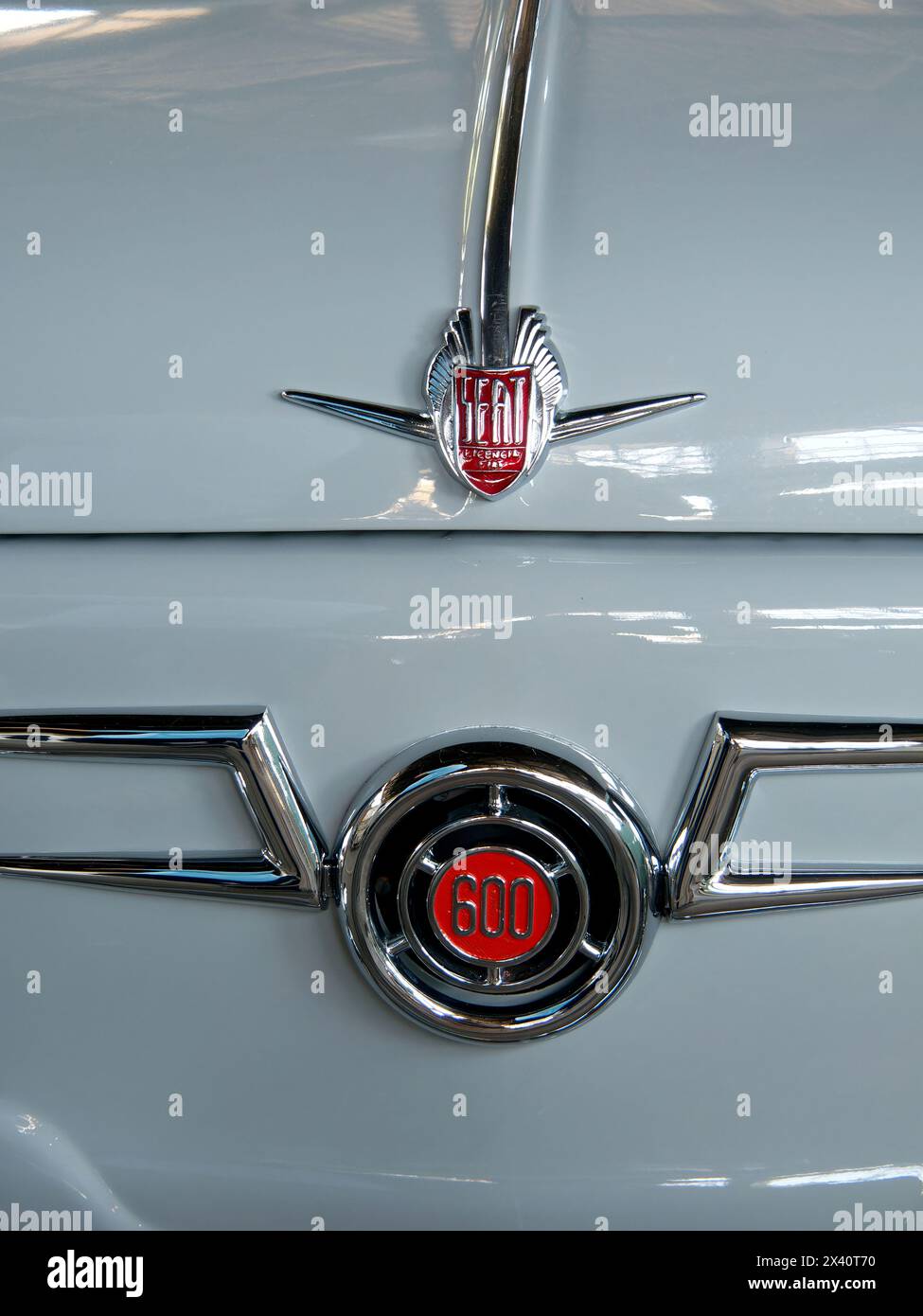 Seat 600D (1965) vintage car, Europe Stock Photo - Alamy
