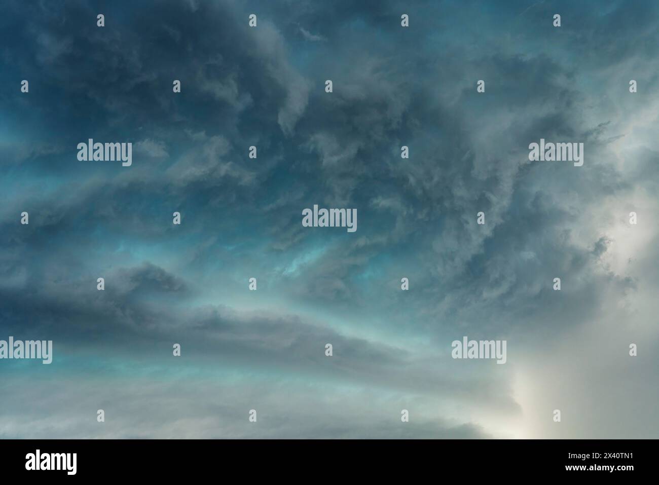 Close-up of clouds seen in a fantastic supercell in southern Colorado ...