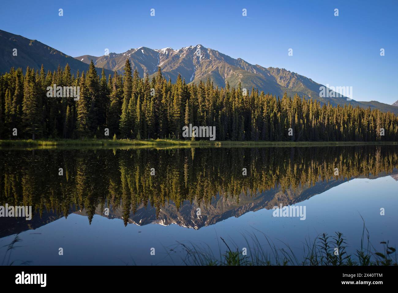 The Wrangell Mountains in Alaska's Wrangell-St. Elias National Park and ...
