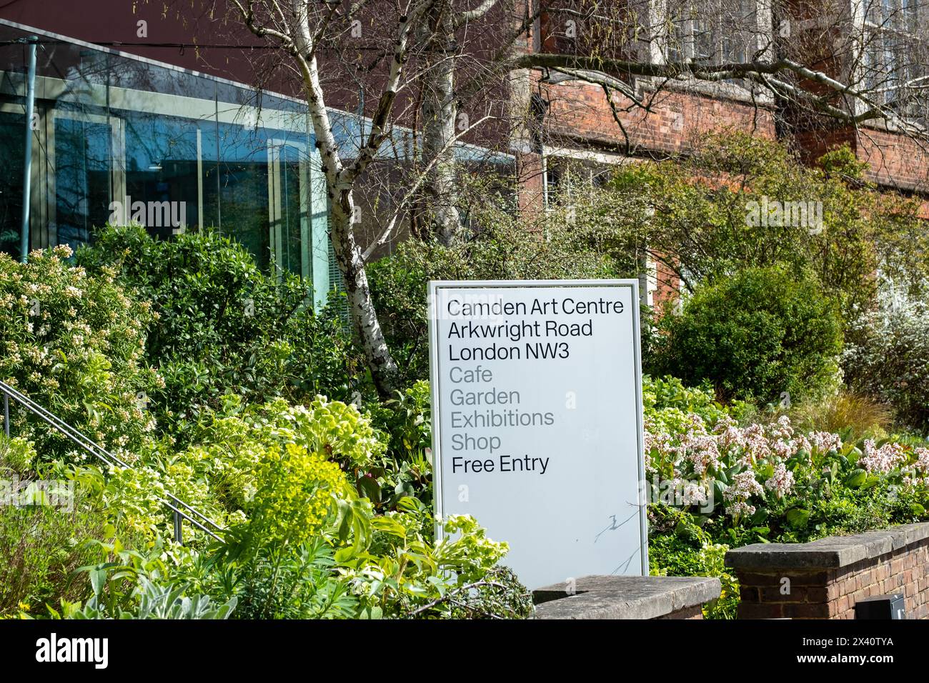LONDON- MARCH, 30, 2024: Camden Art Centre on Arkwright Road, NW3 Stock ...