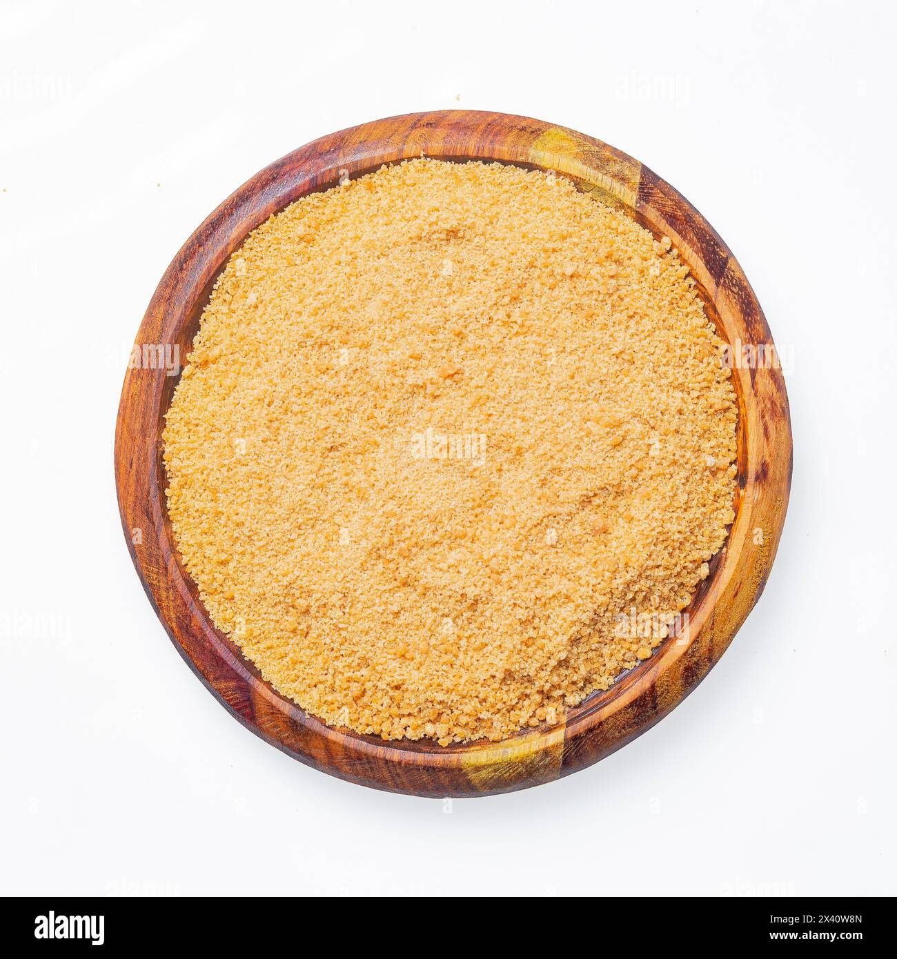 Ground piloncillo, a product of sugar cane, a traditional food in South ...