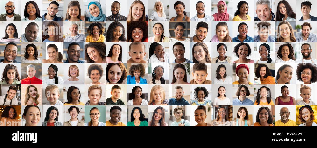 Diverse people grid hi-res stock photography and images - Alamy