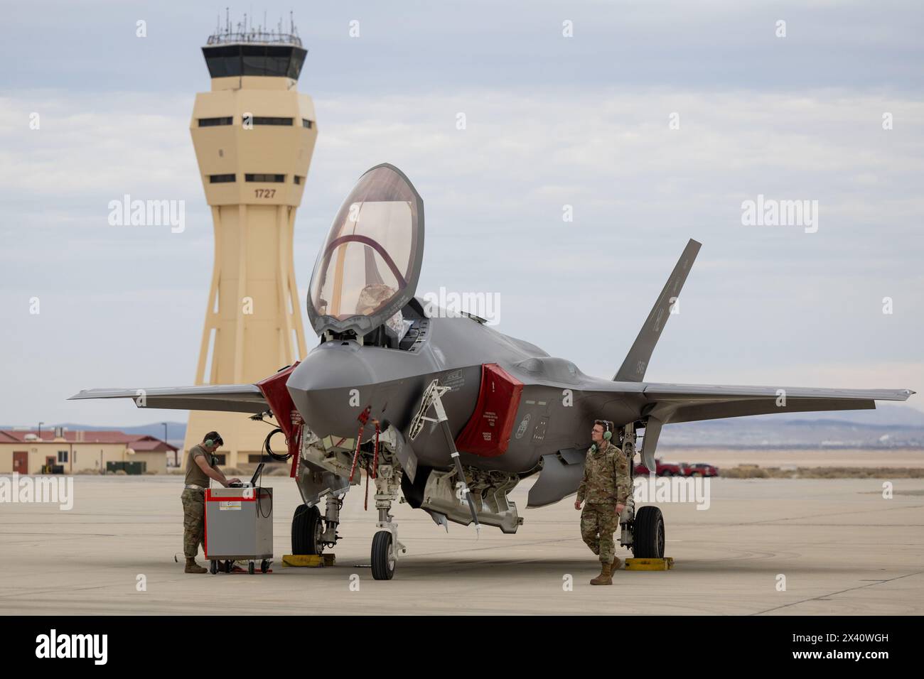 maintainer from the 421st Fighter Generation Squadron performs and ...