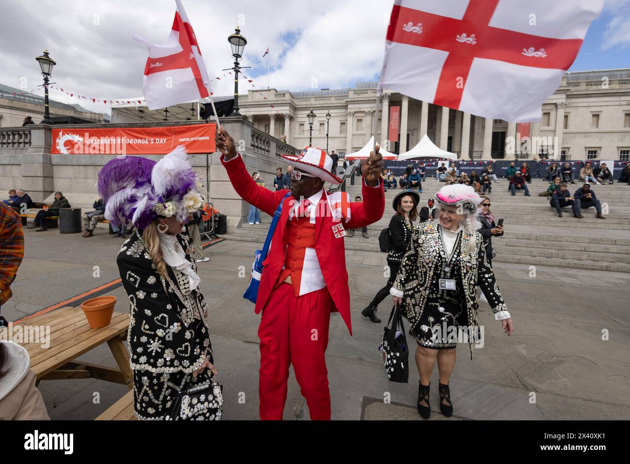 The Feast of St. George Festival in Trafalgar Square, April 23rd 2024 ...