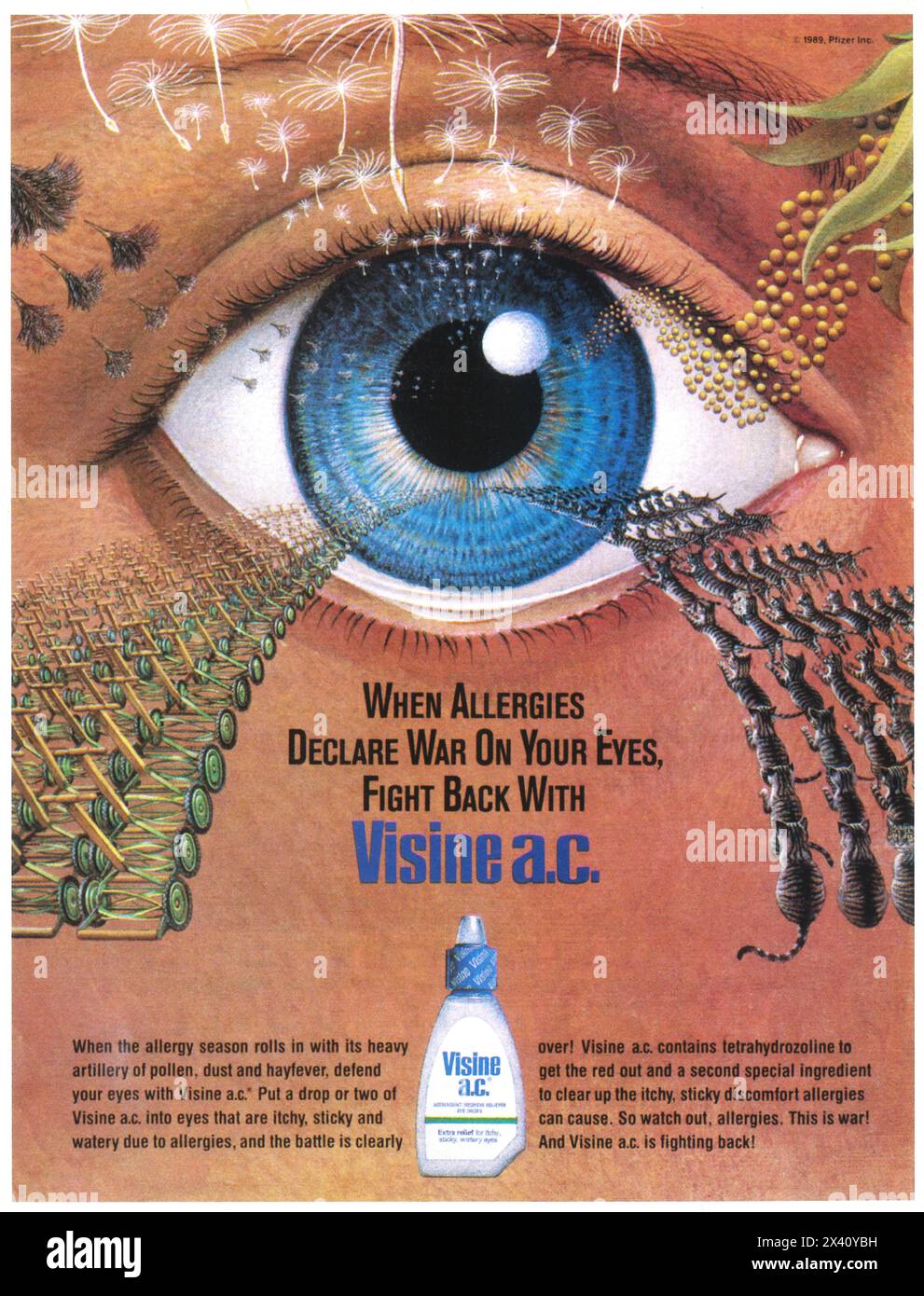 Red itchy eyes Cut Out Stock Images & Pictures - Alamy