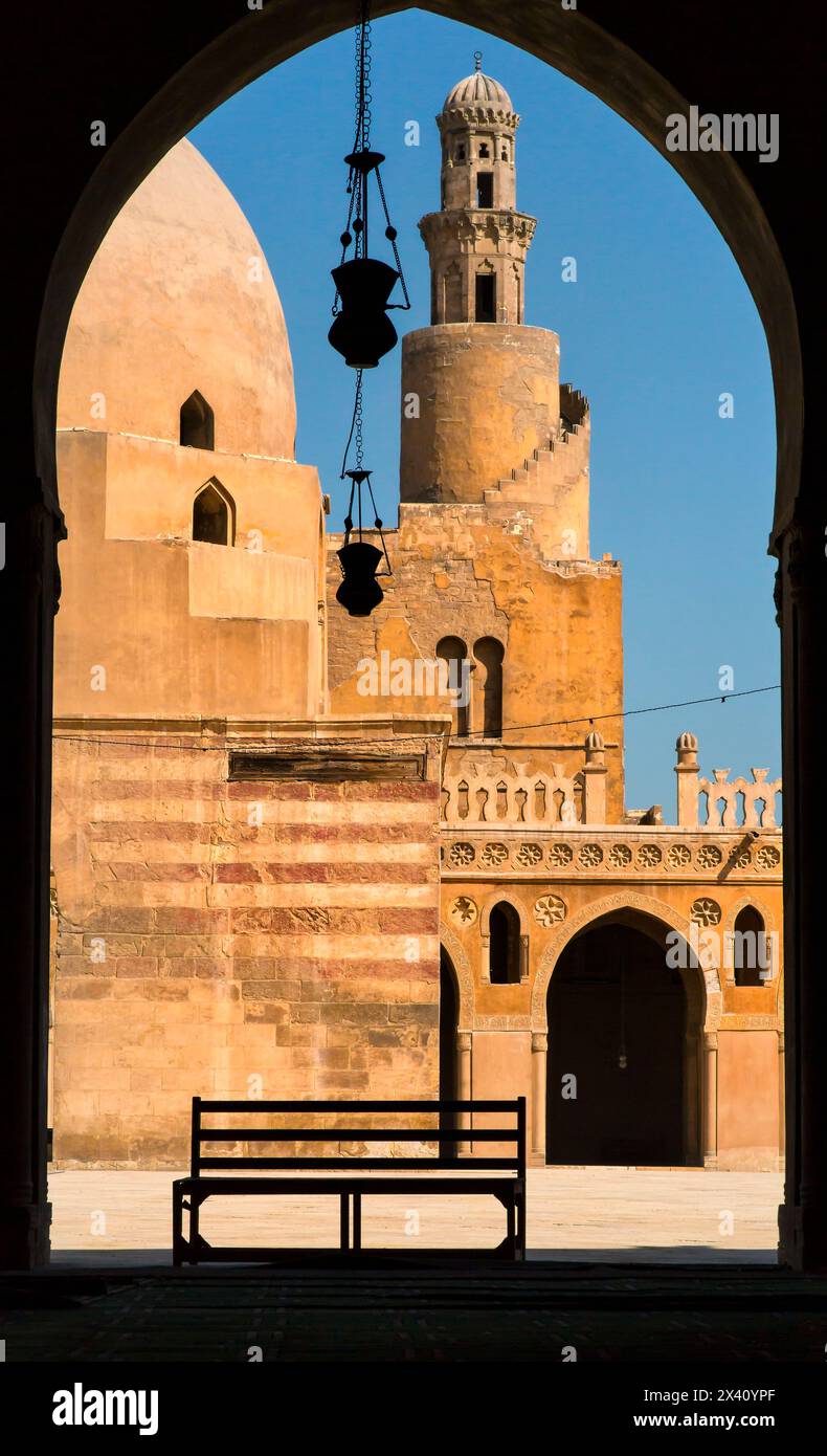 Mosque of Ibn Tulun, the largest in Cairo; Cairo, Egypt Stock Photo - Alamy