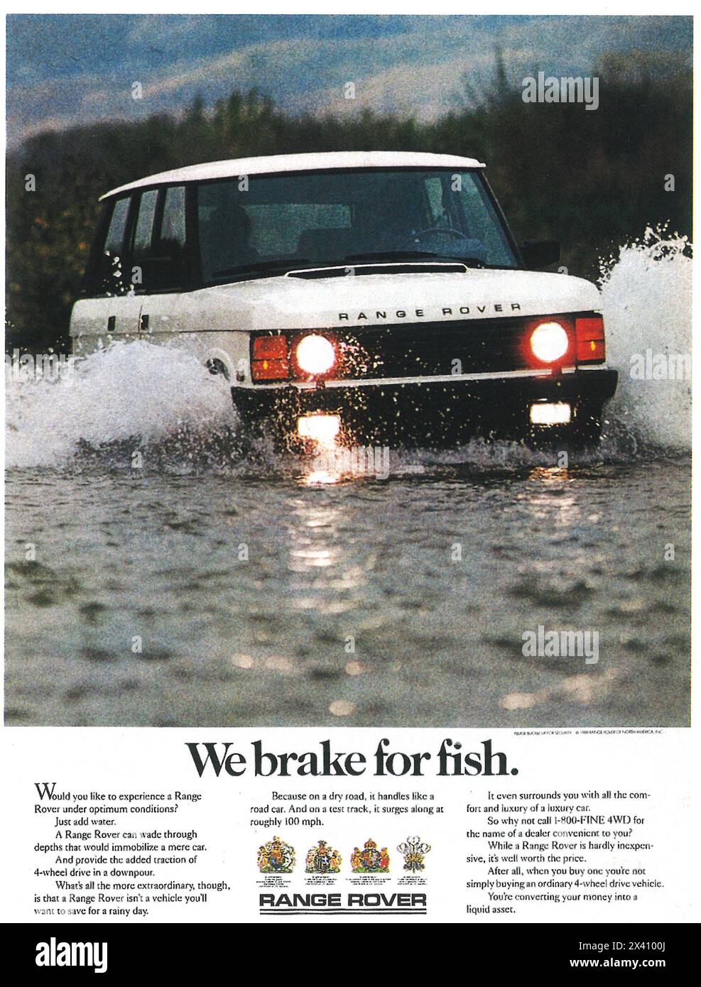 Range rover advert hi-res stock photography and images - Alamy