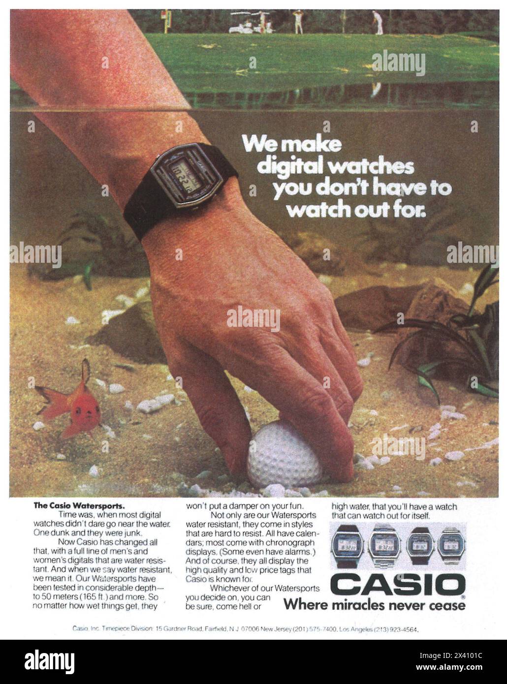 Digital watch 1980s hi-res stock photography and images - Alamy