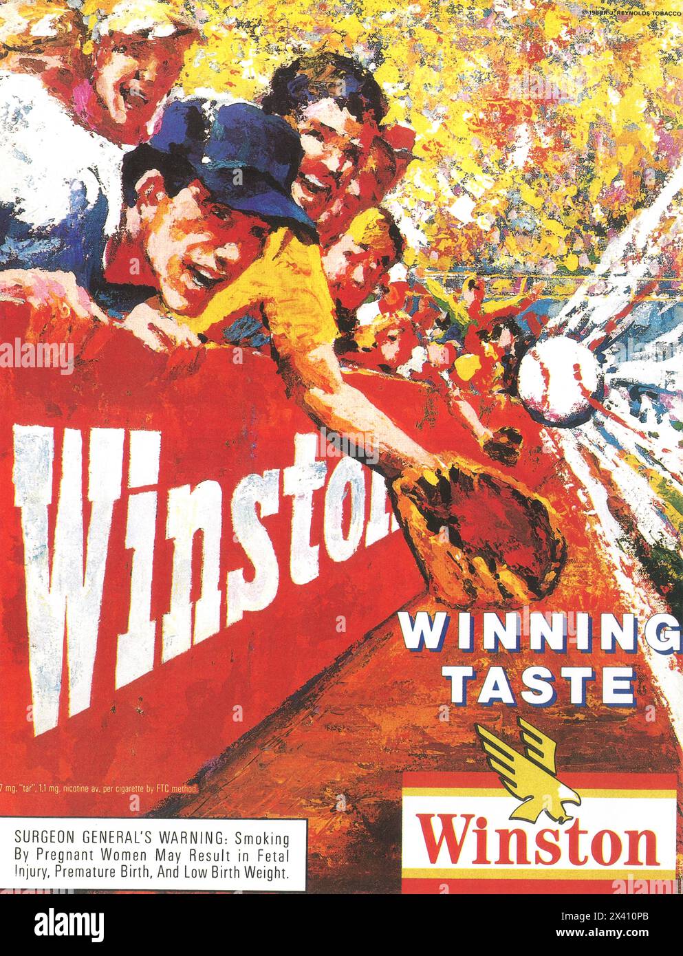 Advertising for winston cigarettes hi-res stock photography and images ...