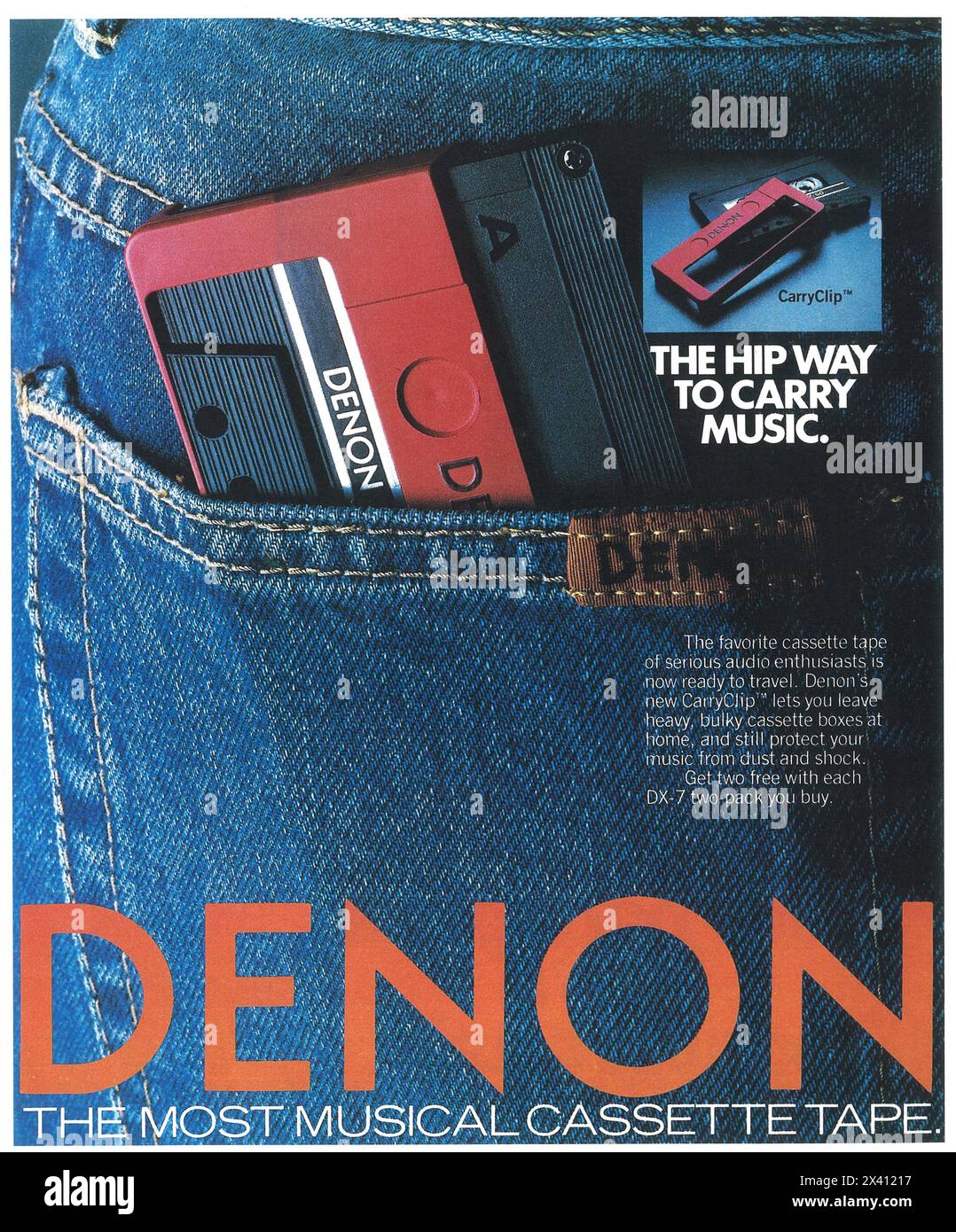 Denon cassette tapes hi-res stock photography and images - Alamy