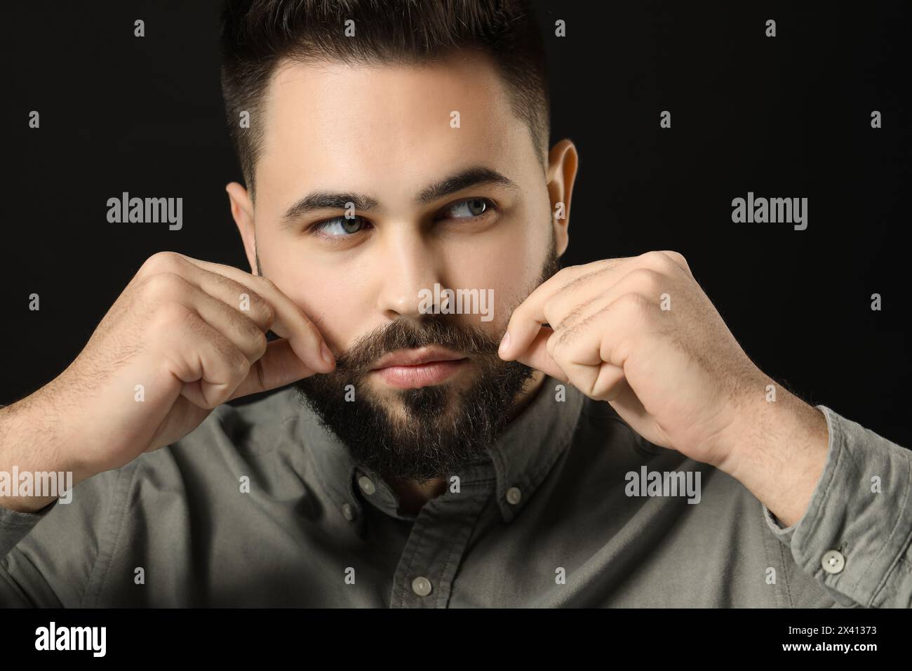 Mustache shirt hi-res stock photography and images - Alamy