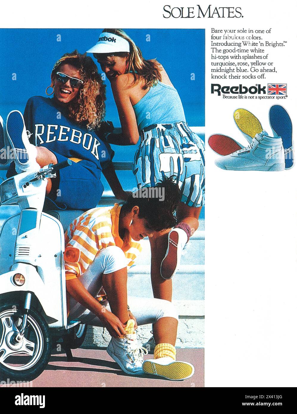 Reebok advertisement hi-res stock photography and images - Alamy