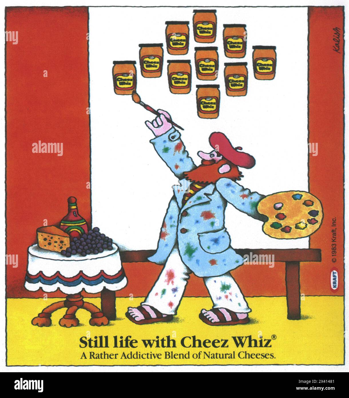 Kraft adverts hi-res stock photography and images - Alamy