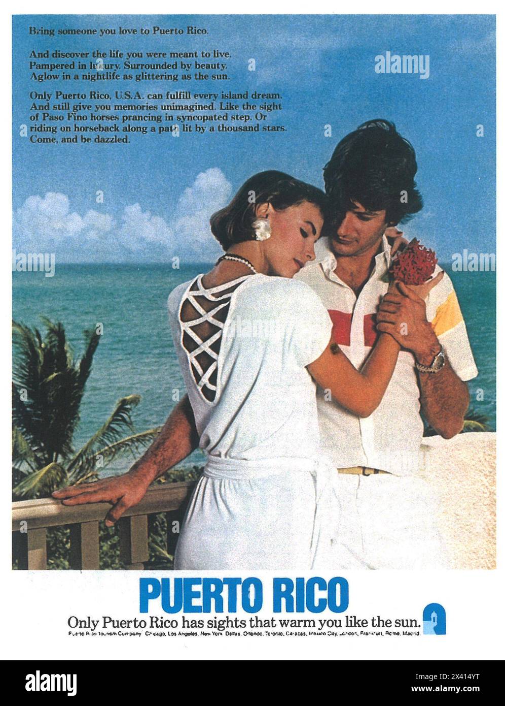 1984 Puerto Rico Tourism Company Travel Ad - Bring Someone You Love ...