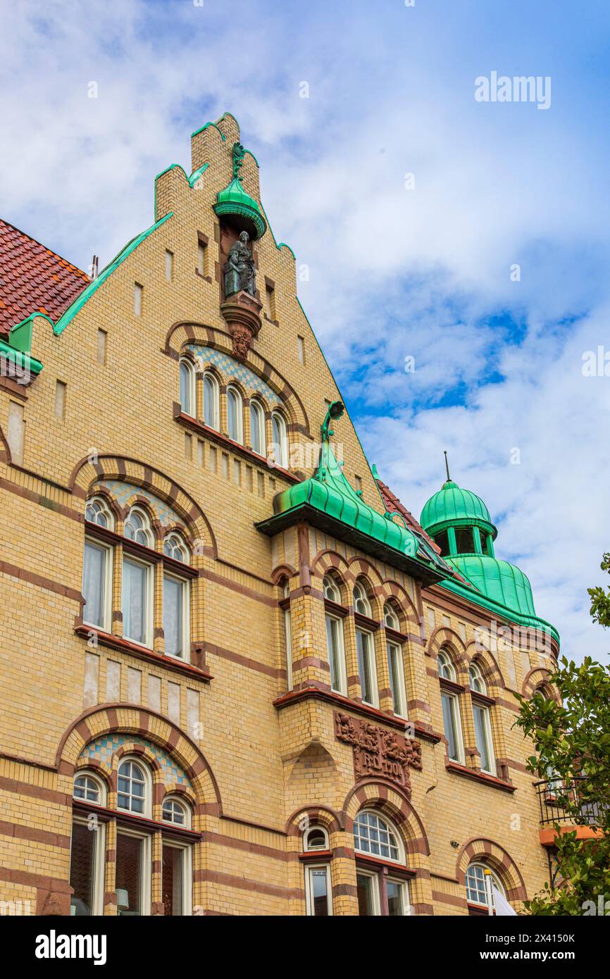 Europe, Scandinavia, Sweden.. Scania. Trelleborg. Residential building ...