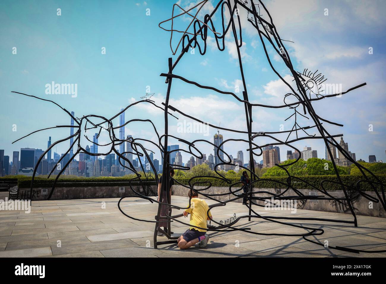 New York, United States. 29th Apr, 2024. Preview of The Roof Garden ...