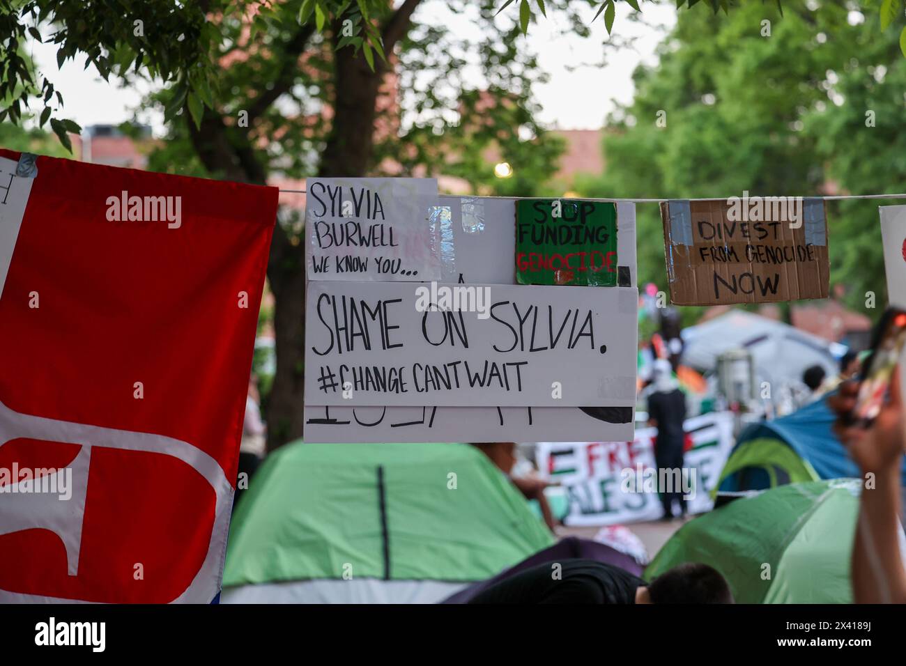 April 28, 2024, George Washington (GW) University, Washington, DC, USA ...