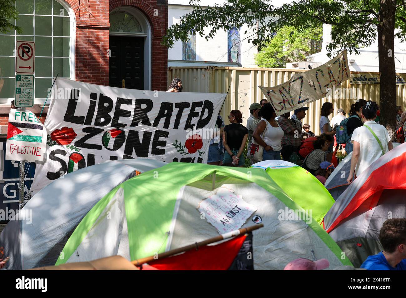 April 28, 2024, George Washington (GW) University, Washington, DC, USA ...