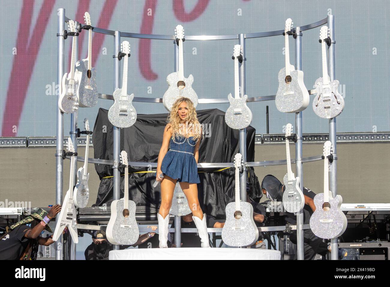 Indio, USA. 28th Apr, 2024. Megan Moroney during the Stagecoach Music ...