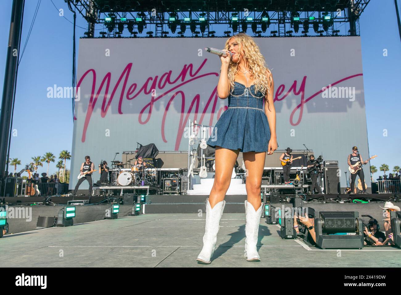 Indio, USA. 28th Apr, 2024. Megan Moroney during the Stagecoach Music ...