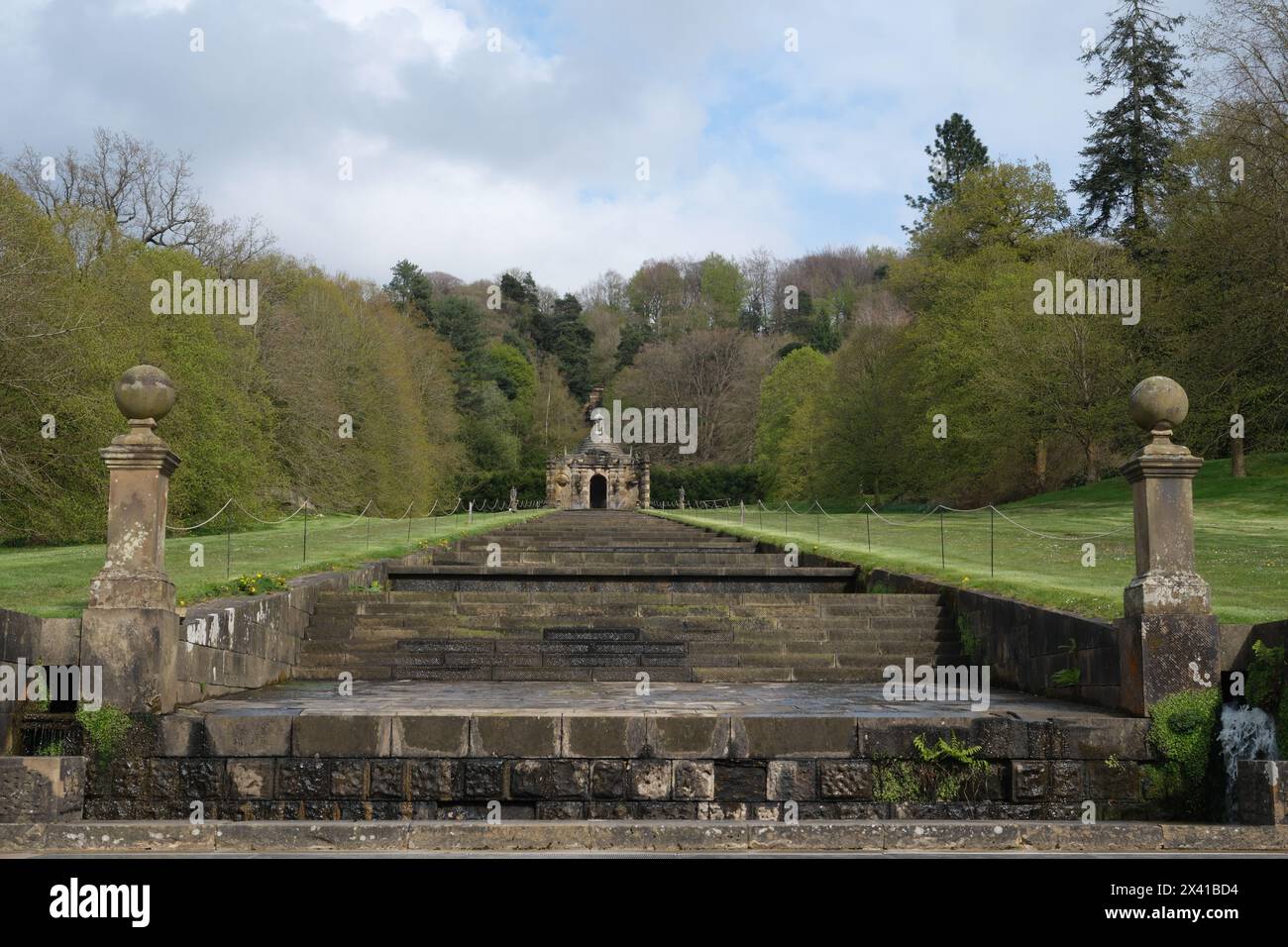 Chatsworth cascade house hi-res stock photography and images - Alamy