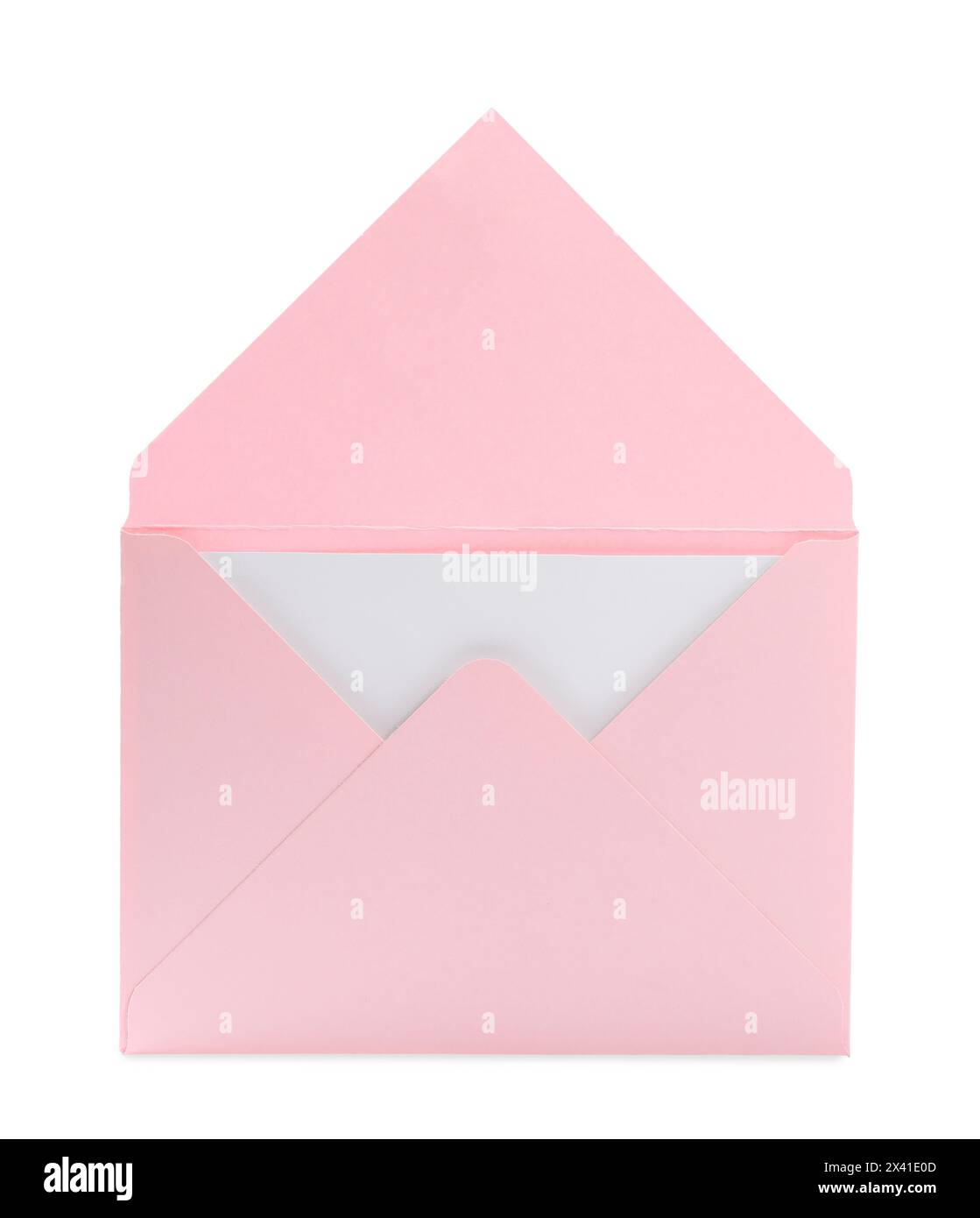 Greeting card mockup pink Cut Out Stock Images & Pictures - Alamy