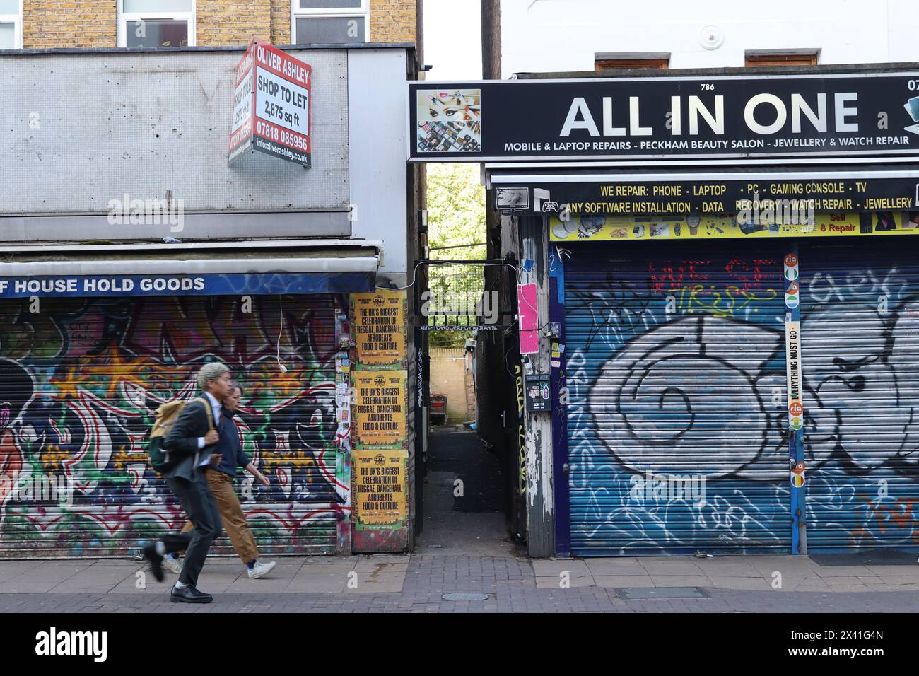 Rye Lane, Peckham Stock Photo - Alamy