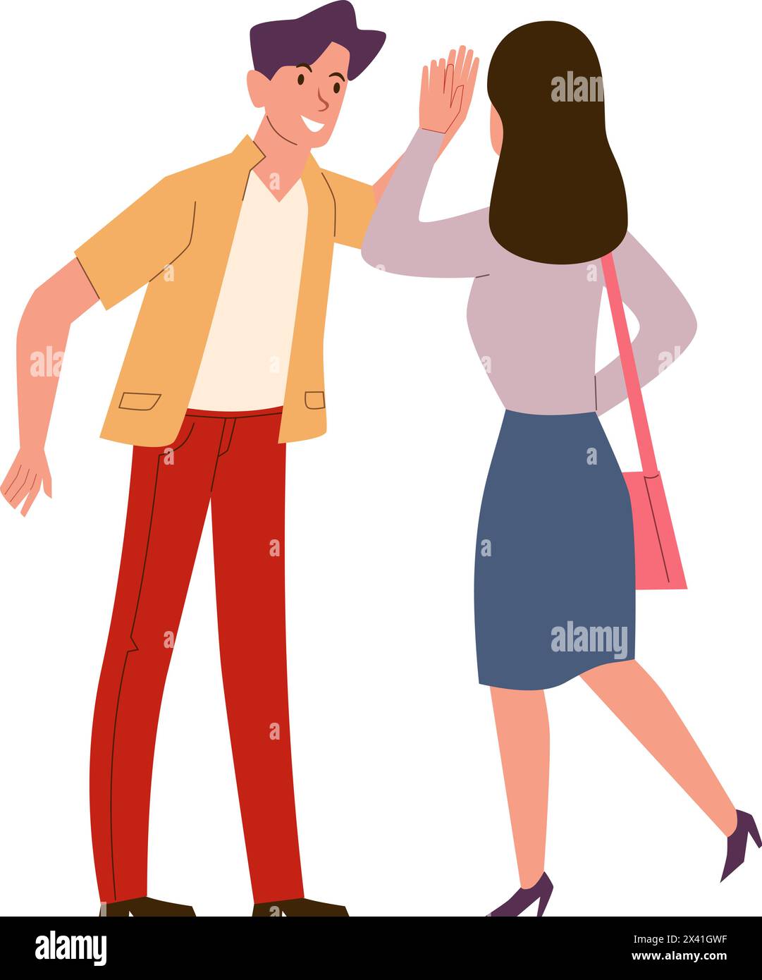 Informal together Cut Out Stock Images & Pictures - Alamy