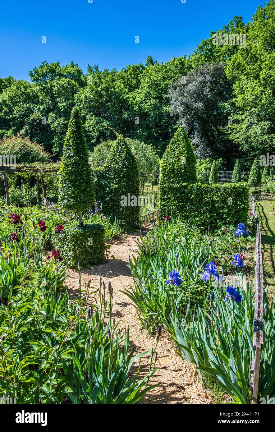 France, Perigord, Dordogne, Cadiot gardens in Carlux (Remarkable Garden ...