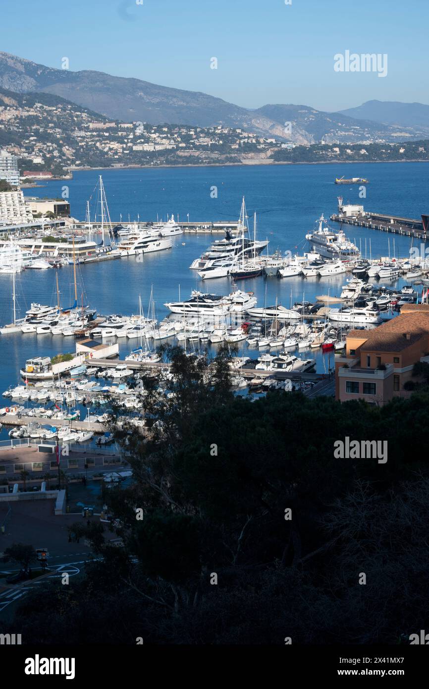 Amazing Panoramic view of city of Monte Carlo, Monaco Stock Photo - Alamy