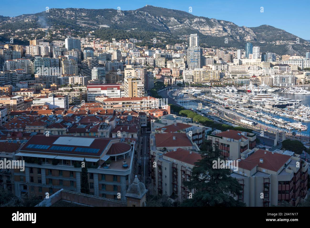 Amazing Panoramic view of city of Monte Carlo, Monaco Stock Photo - Alamy