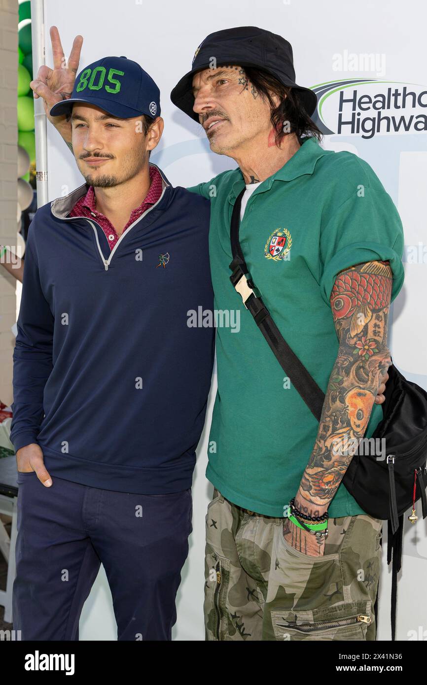 Toluca Lake, USA. 29th Apr, 2024. Brandon Thomas Lee and Tommy Lee ...