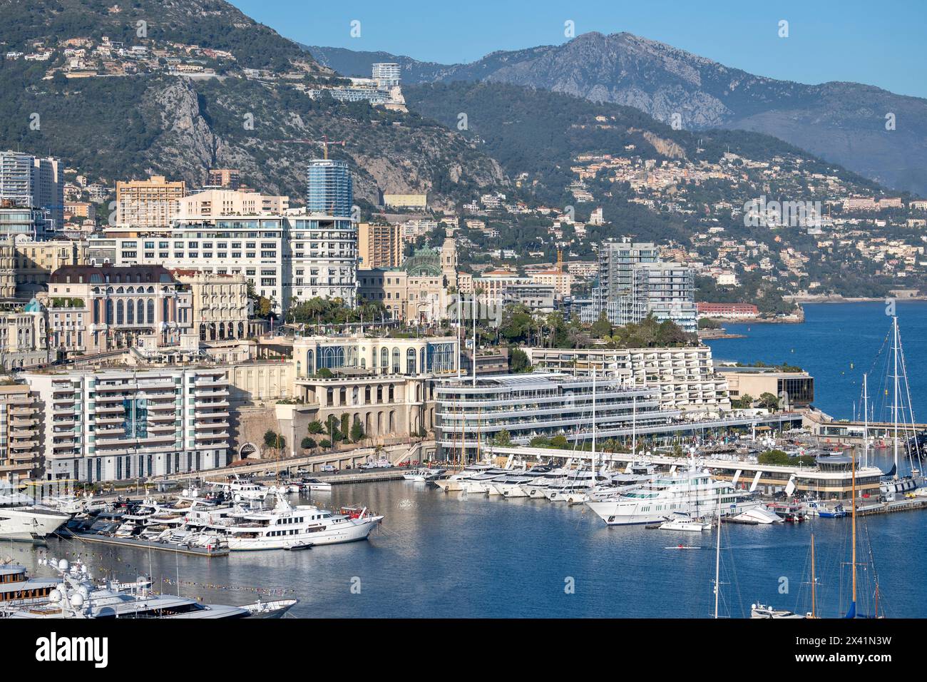 Amazing Panoramic view of city of Monte Carlo, Monaco Stock Photo - Alamy
