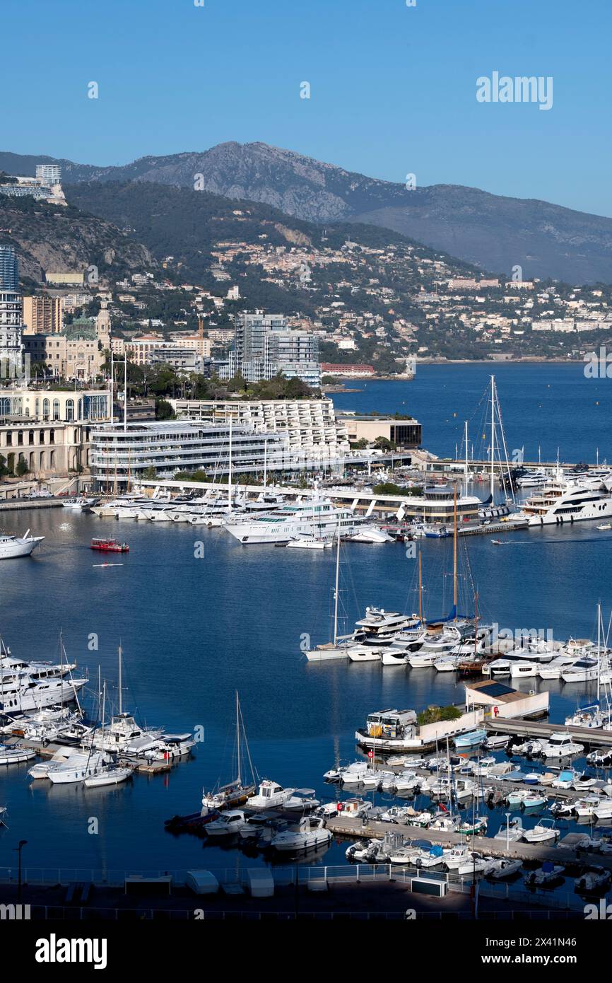 Amazing Panoramic view of city of Monte Carlo, Monaco Stock Photo - Alamy