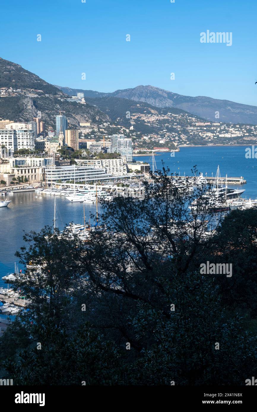 Amazing Panoramic view of city of Monte Carlo, Monaco Stock Photo - Alamy