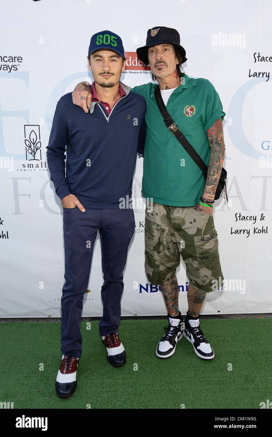 Toluca Lake, USA. 29th Apr, 2024. Brandon Thomas Lee and Tommy Lee ...