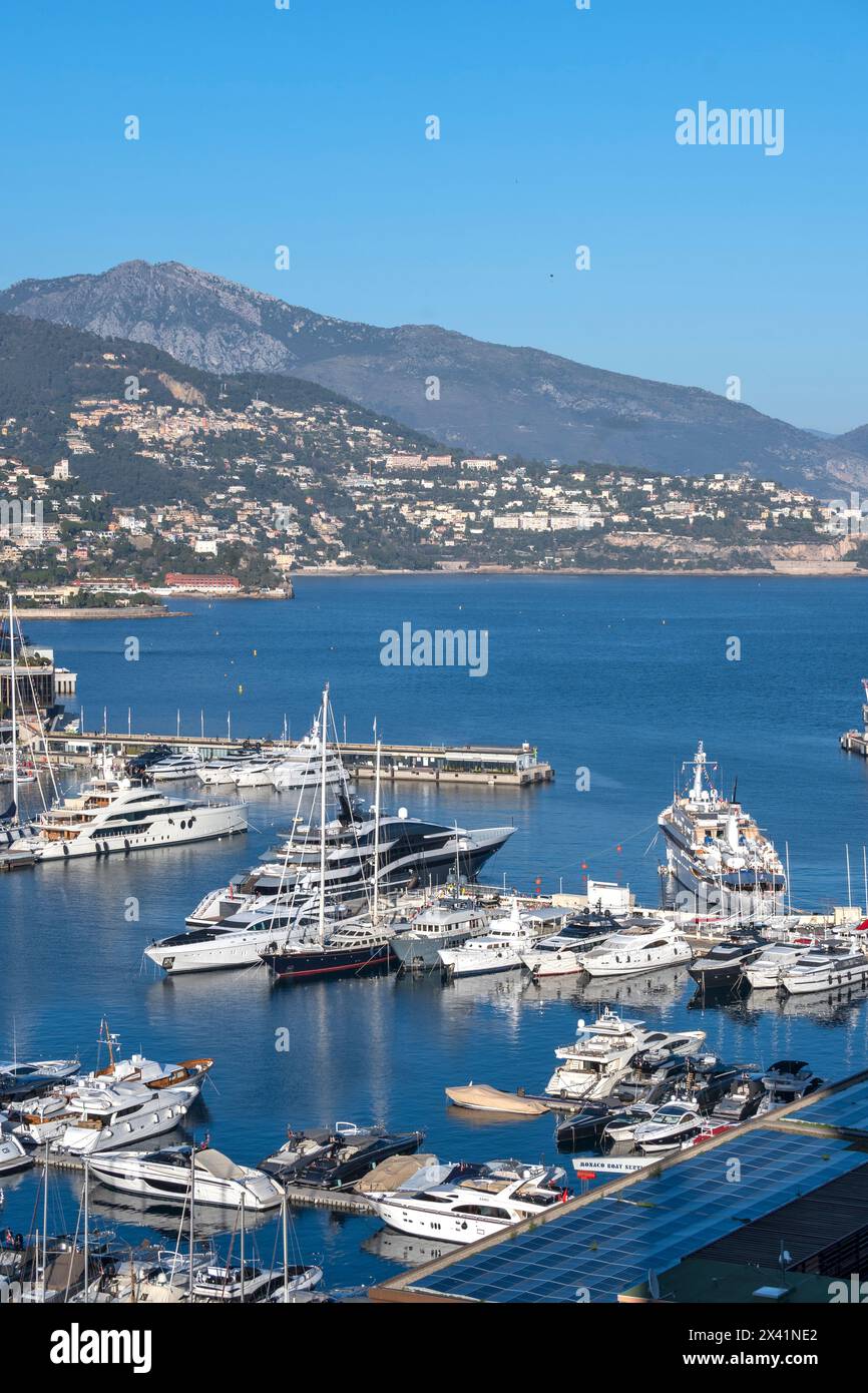 Amazing Panoramic view of city of Monte Carlo, Monaco Stock Photo - Alamy