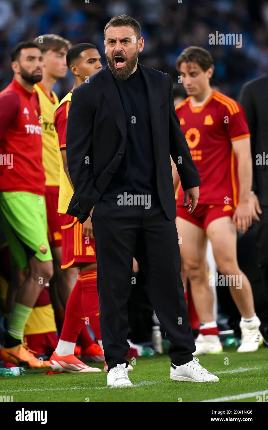 Daniele De Rossi coach of AS Roma during the Serie A football match ...