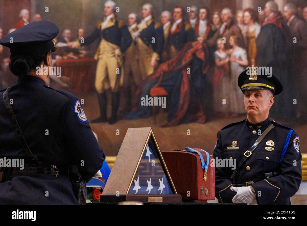 Washington, United States. 29th Apr, 2024. Capitol Police Honor Guard ...