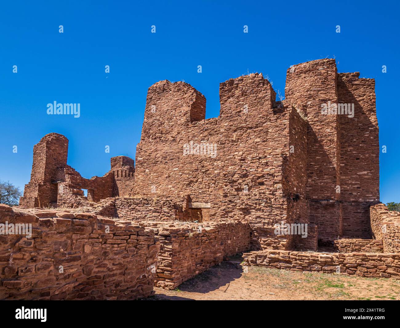 Quarai Ruins, Salinas Pueblo Missions National Monument, Punta del Agua ...