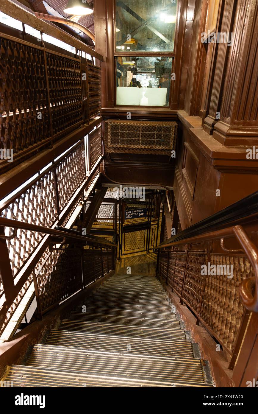 The historic Quincy Station, designed by Alfred M. Hedley and built in ...