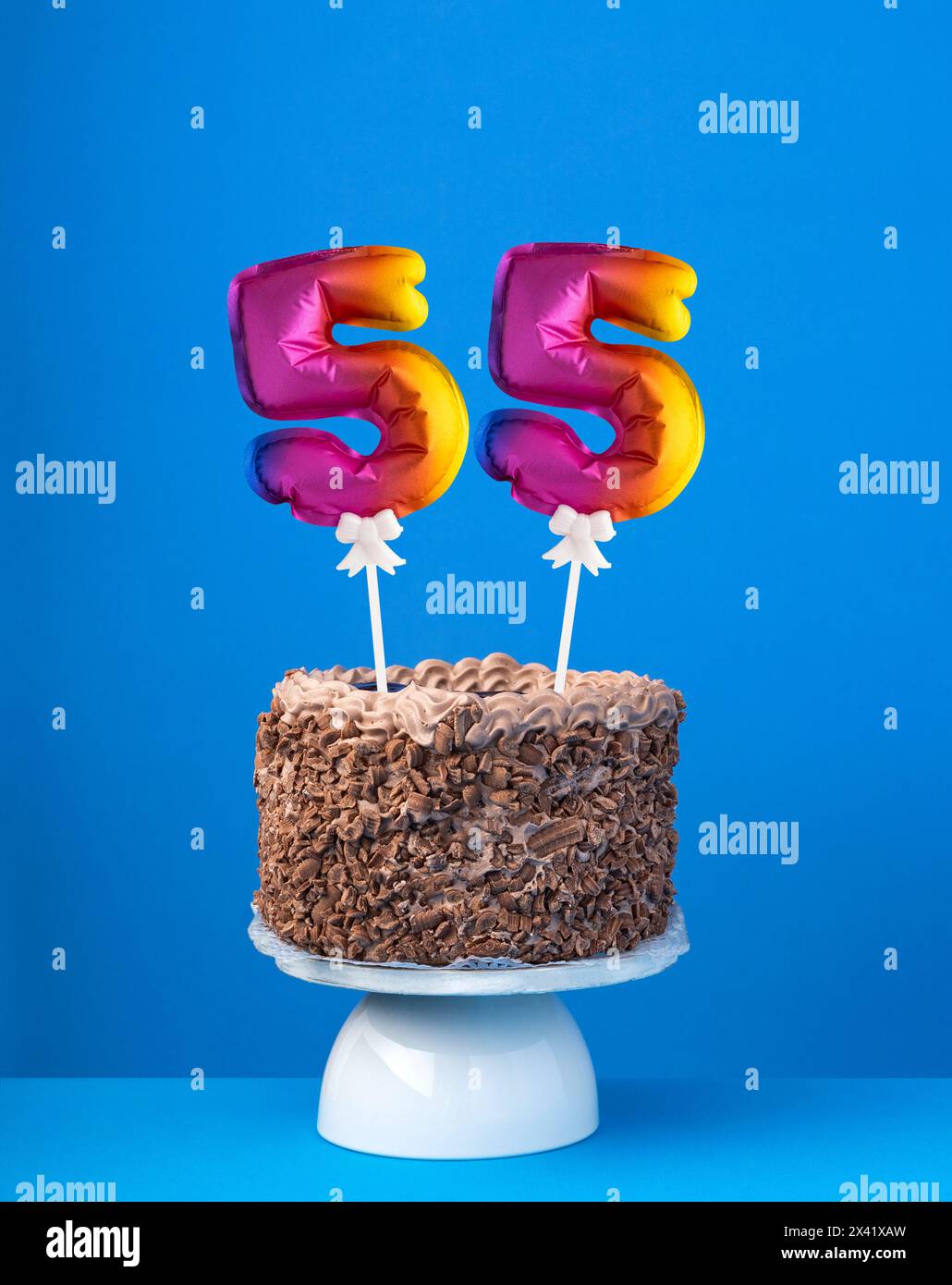 55 birthday cake hi-res stock photography and images - Alamy