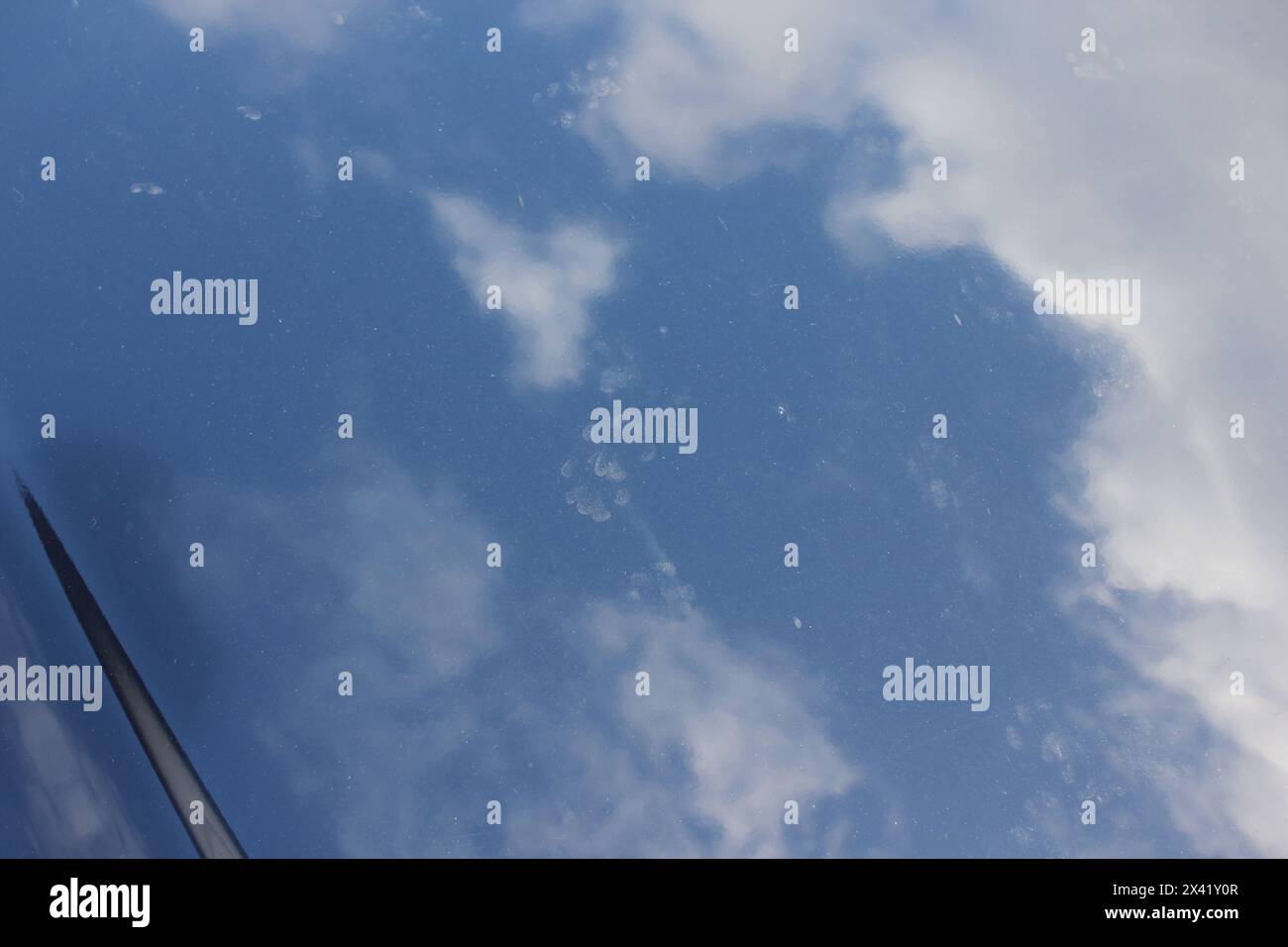 Reflection of sky in car bonnet hi-res stock photography and images - Alamy