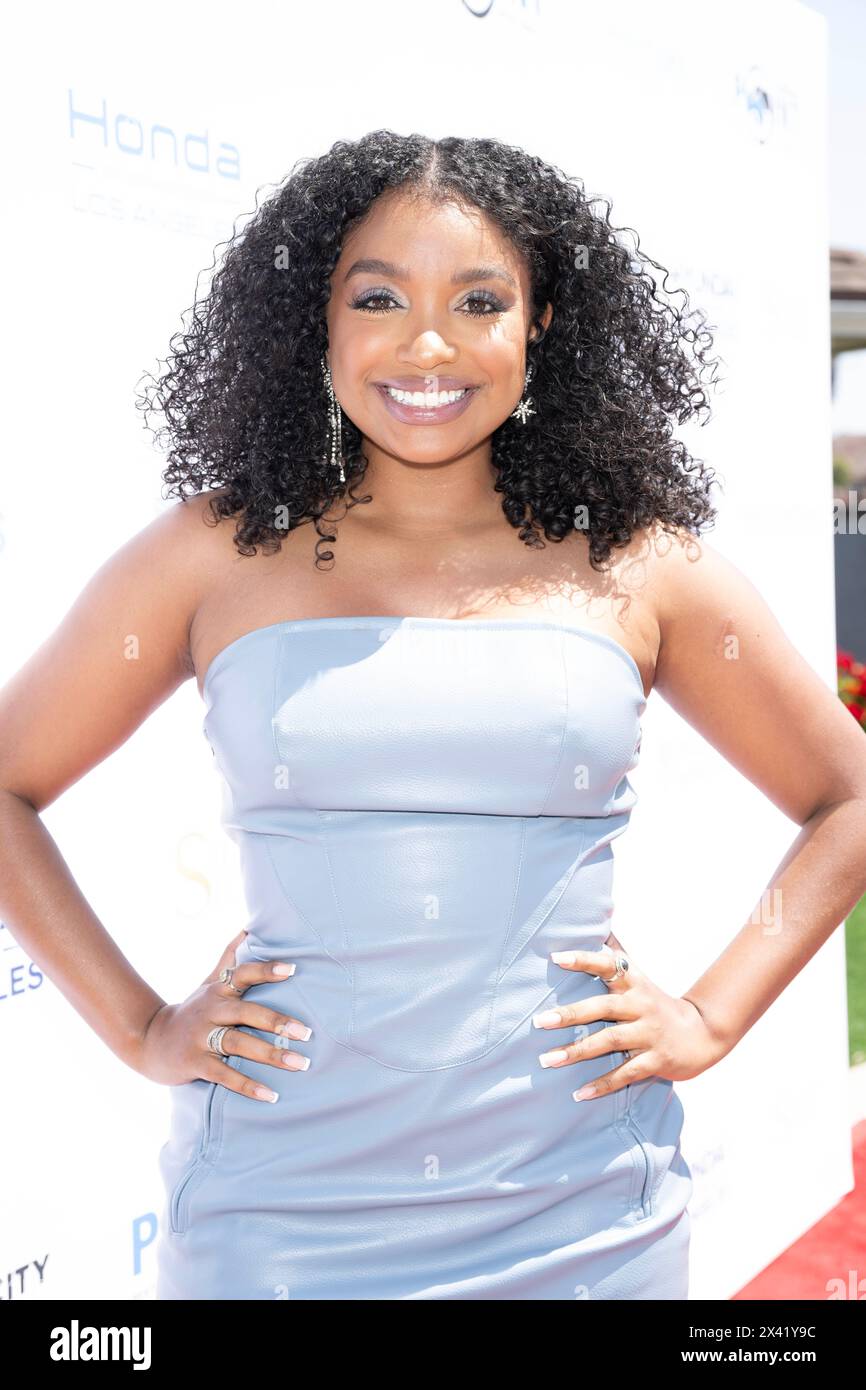Los Angeles, USA. 28th Apr, 2024. Actress Moriah Brown attends A Day ...
