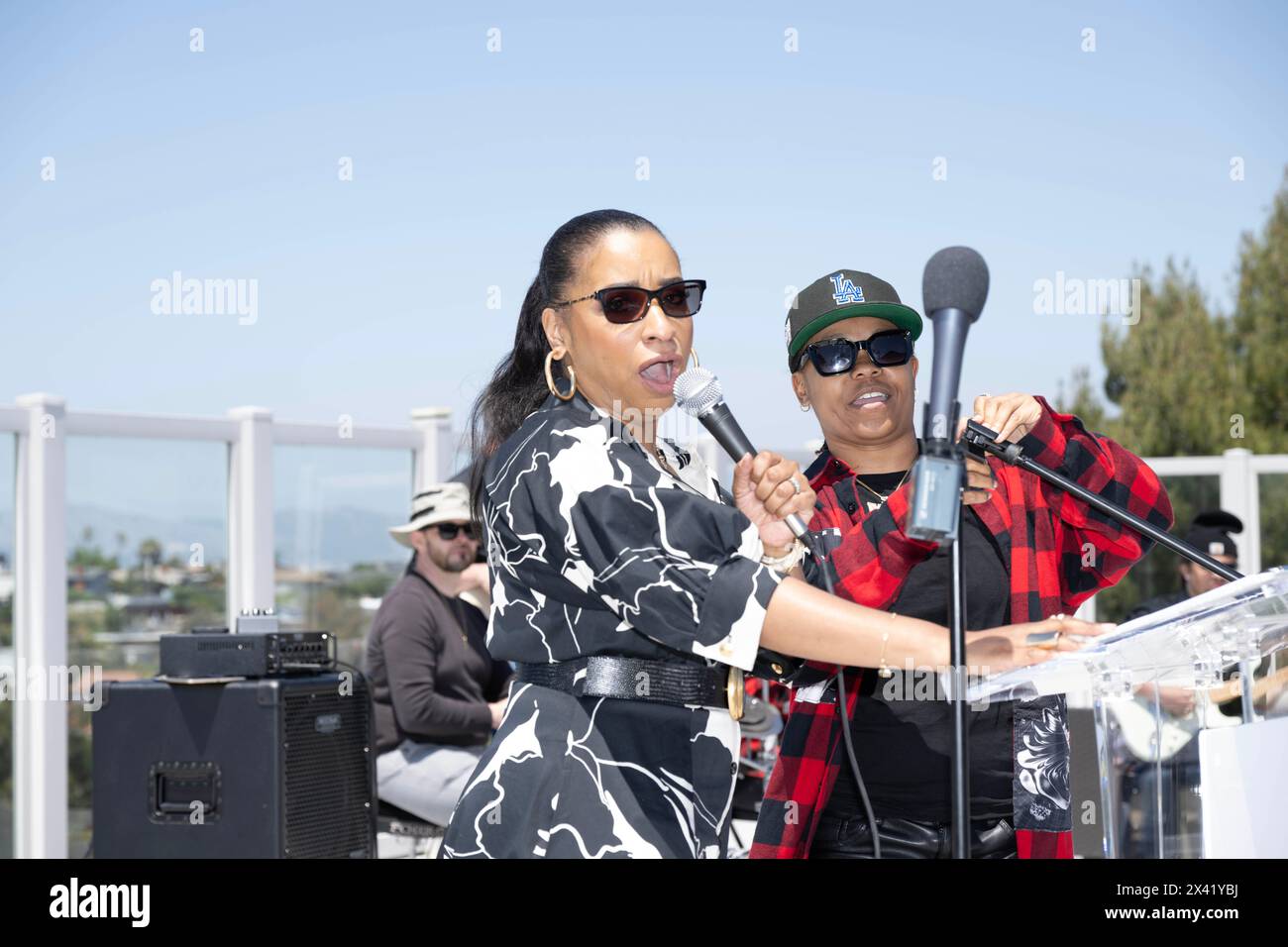 Los Angeles, USA. 28th Apr, 2024. Host KJLH Radio Host Tammi Mac ...