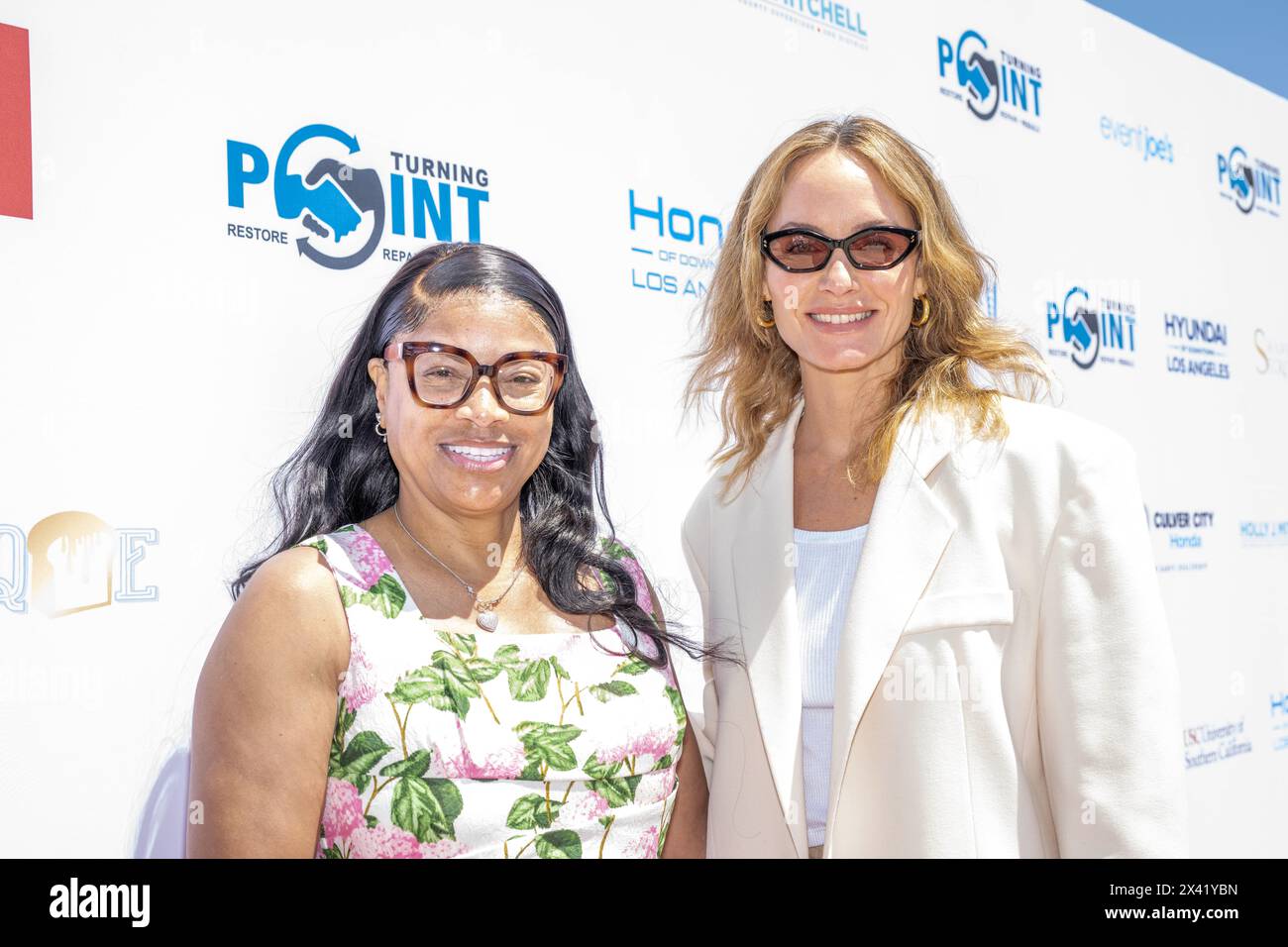 Los Angeles, USA. 28th Apr, 2024. Founder and Exec Director Michelle ...